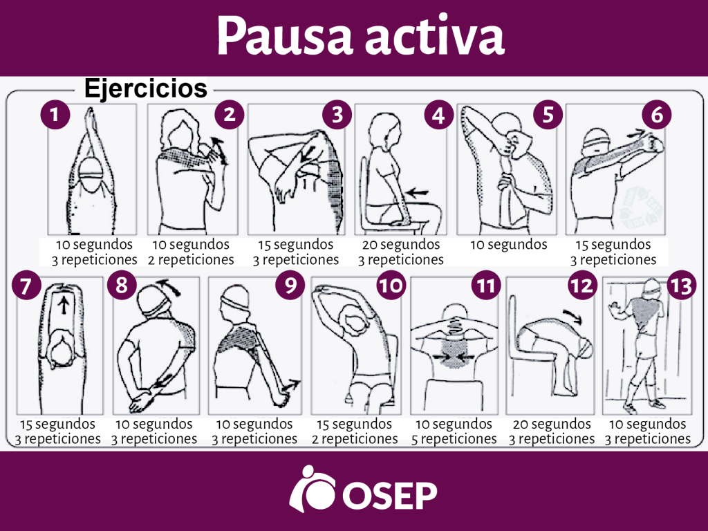 Pausa activa es salud y más productividad - OSEP Mendoza